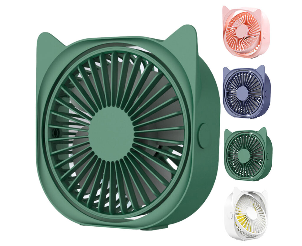 Cat Ears Mini USB Rotatable Desktop Fan