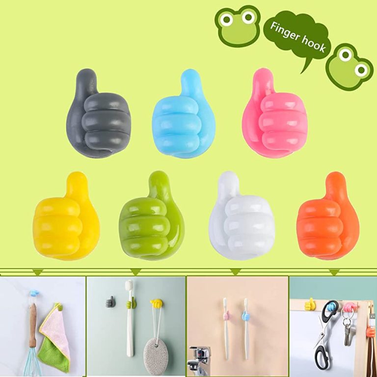 silicone thumb wall hook